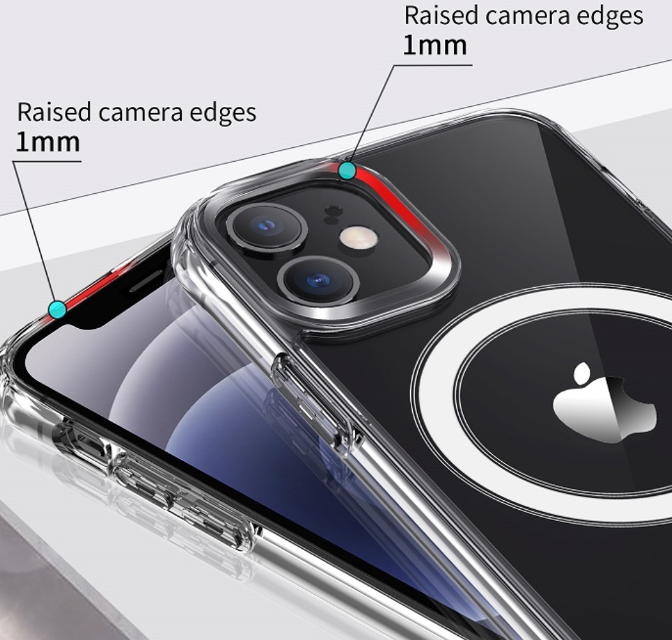 Clear Magnetic Case - iPhone 12 (Compatible with Magsafe) » MobilePhoneUsa